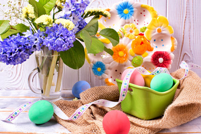 Easter Composition jigsaw puzzle in Flowers puzzles on TheJigsawPuzzles.com