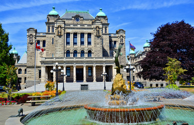 The Rear Side of Parliament Buildings, Victoria BC jigsaw puzzle in ...