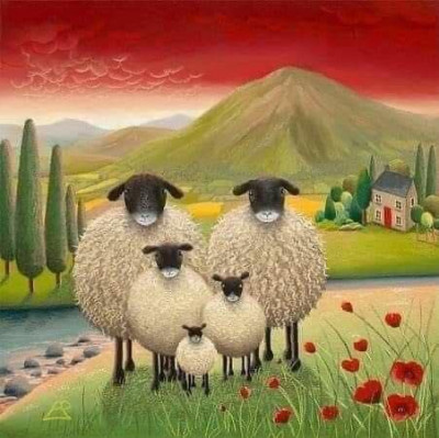 sheep jigsaw puzzle in cotton kitty puzzles on TheJigsawPuzzles.com