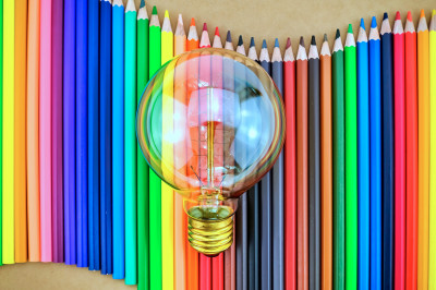 Light Bulb on Colored Pencils jigsaw puzzle in Macro puzzles on ...