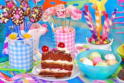Sweets for Children's Birthday Party jigsaw puzzle in Food & Bakery ...