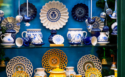 Local Crafts at a Prague Souvenir Shop, Czechia jigsaw puzzle in ...