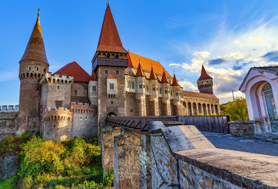 Gothic-Renaissance Corvin Castle, Romania jigsaw puzzle in Castles ...