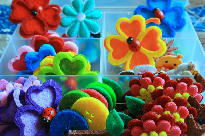 Products Made of Felt - A Set For Needlework Puzzle en Bricolage ...