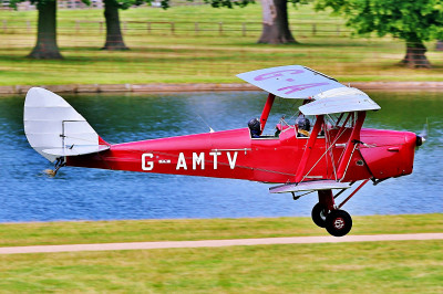 G-AMTV De Havilland DH-82A Tiger Moth jigsaw puzzle in Aviation puzzles ...