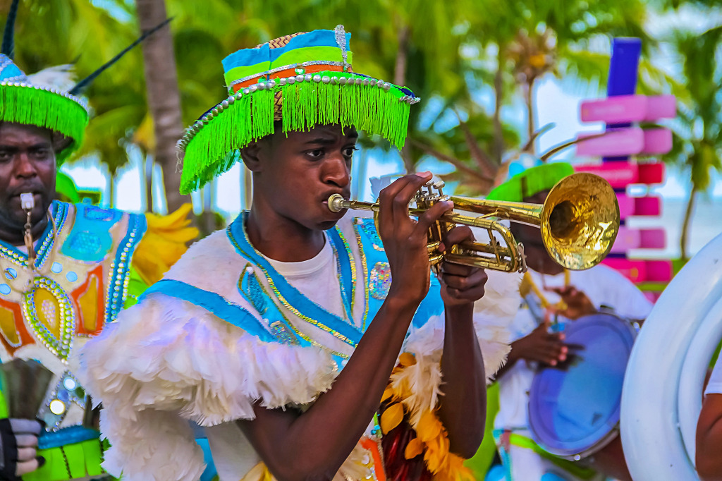 Freeport Bahamas - September 22, 2011: Male Dancers Dressed In ...