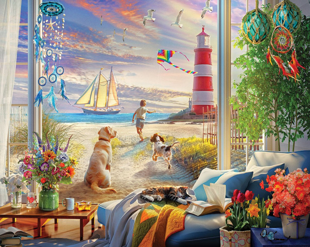 2097_summer_read_1200 jigsaw puzzle in floydhansford puzzles on ...