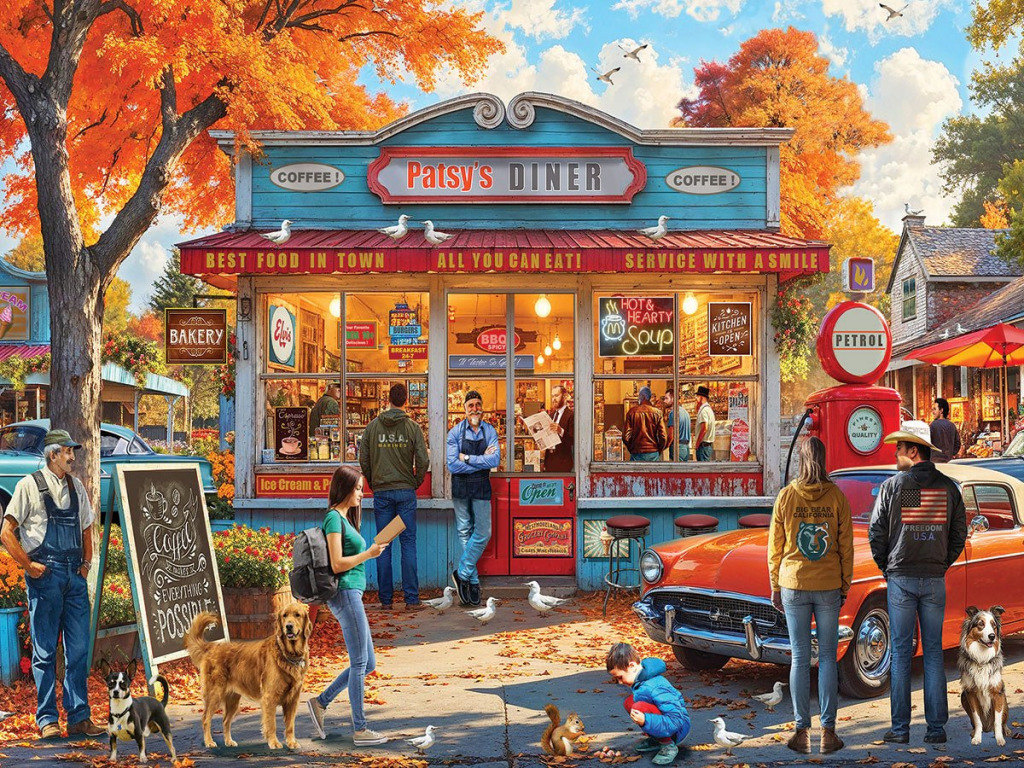 2170_patsys_diner_1200 jigsaw puzzle in floydhansford puzzles on ...